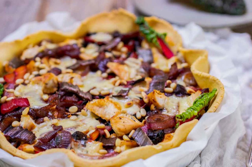 Chicken & Chard Tart – The Bare Bird